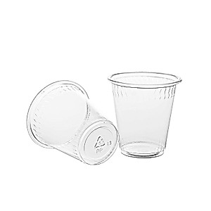 TashiBox 3oz Clear Disposable Cups (300)