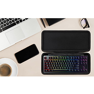 co2CREA Hard Travel Case Replacement for Razer Huntsman Tournament Edition TKL Tenkeyless Gaming Keyboard