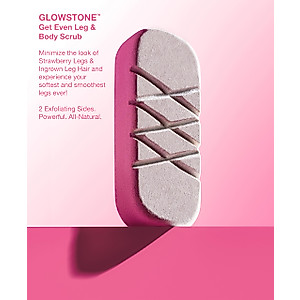 GET EVEN LEG SCRUB - Ingrown Hair Treatment For Women, Strawberry Legs Treatment, Natural Dead Skin Remover & Foot Scrub Exfoliator For Dry Skin and KP. Glowstone | Glow Stone