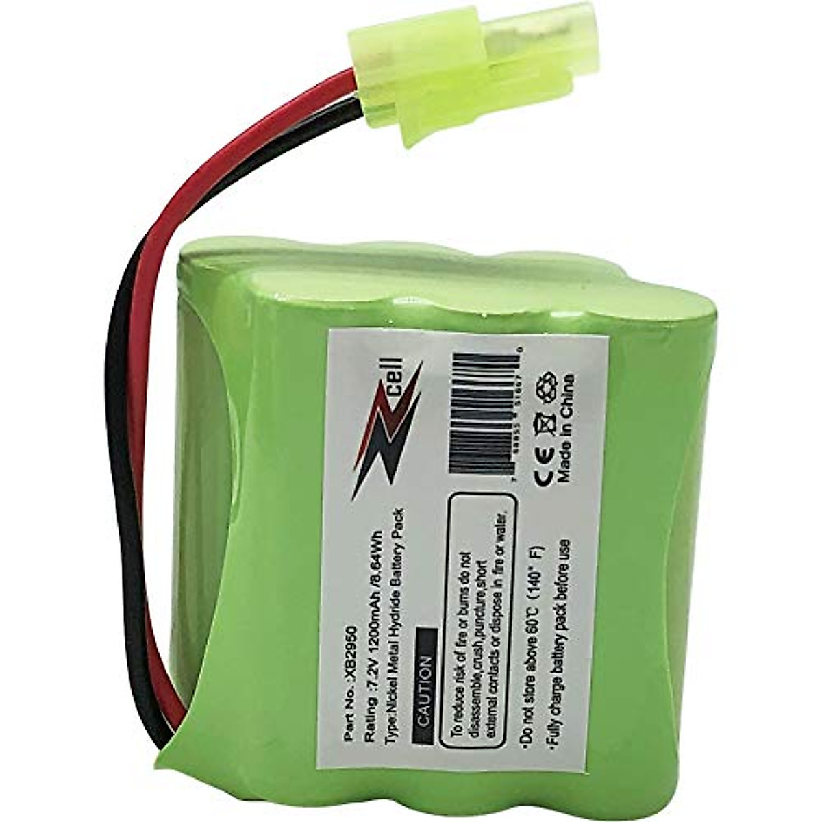 ZZcell Battery Replacement for Euro Pro Shark Vacuum Carpet and Carpet Sweeper XB2950, V2945, V2945Z, V2950, V2950A 1200mAh