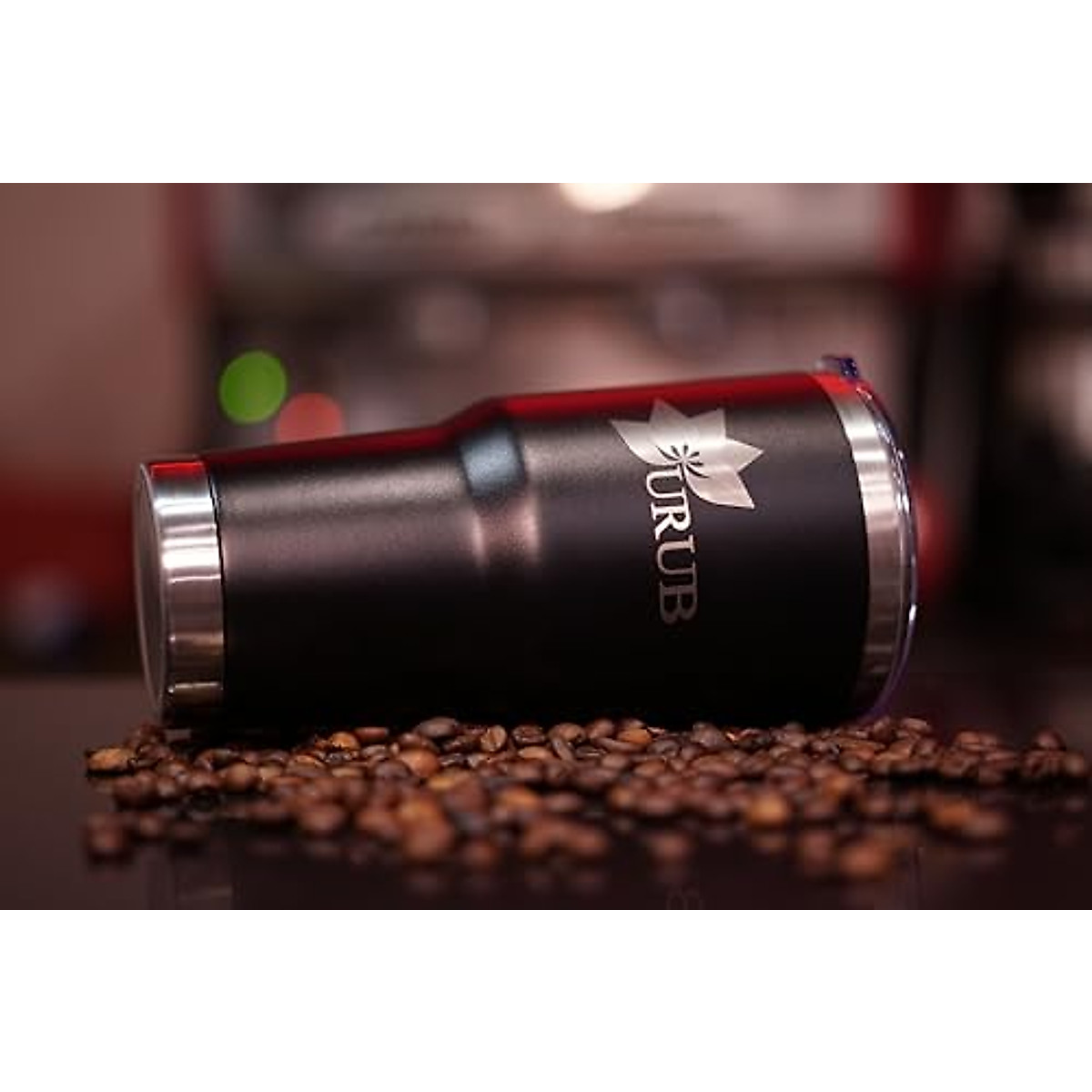 URUB 30oz Travel Tumbler Double Wall Stainless Steel Vacuum Insulated Beer Mug Thermal Coffee Juice Drinking Cup with lid