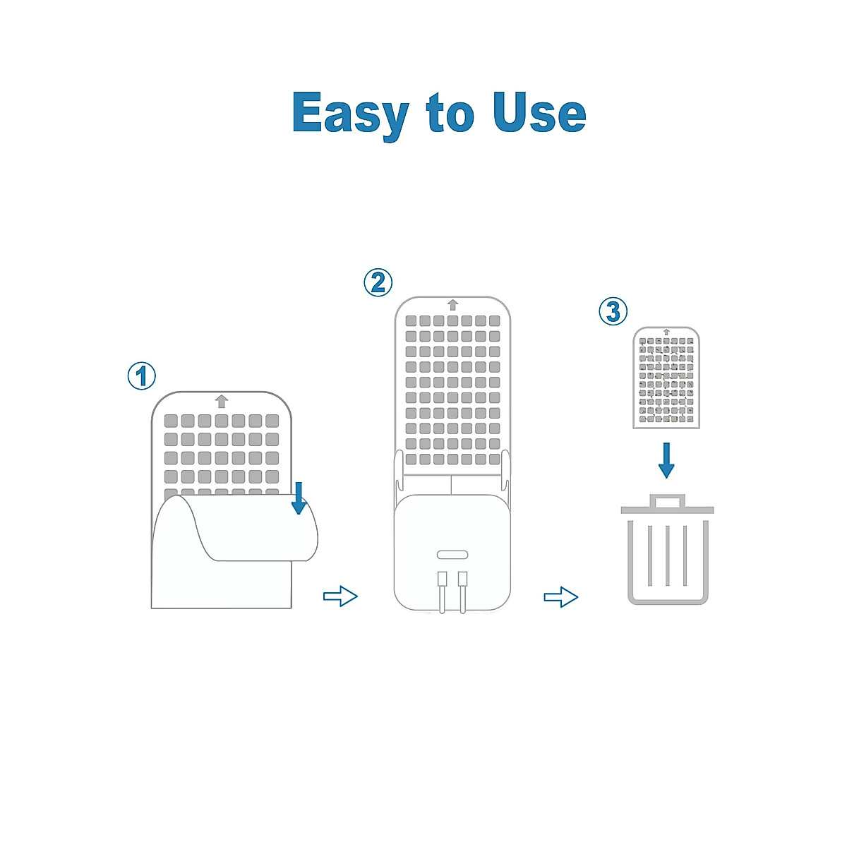 10 Pack Flying Insect Trap Refill Compatible with Mosalogic UVA Fly Insect Trap, Replacement Sticky Glue Cards for Kiwinurse UVLA1001 Plug-in Mosquito Killer Indoor
