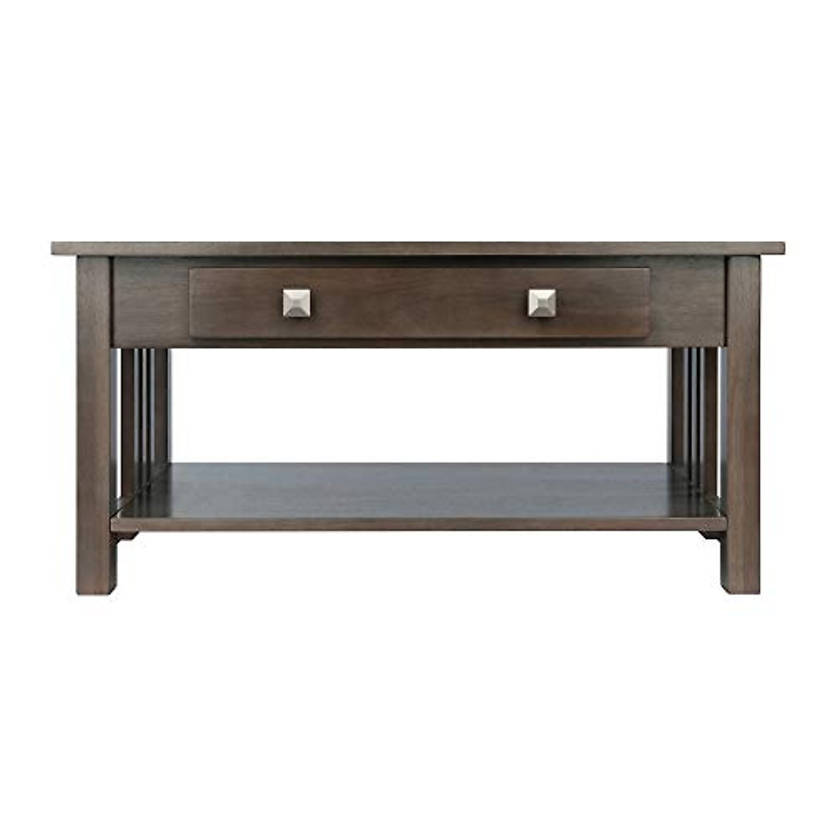 Winsome Wood Stafford Occasional Table, 18 H, Oyster Gray