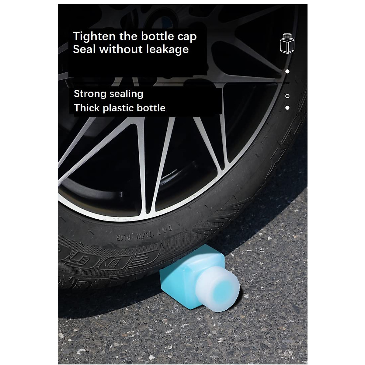 Bettomshin 10Pcs Narrow Mouth HDPE Reagent Bottle, 250mL/8.45oz Square Plastic Lab Chemical Reagent Bottle, Leak Proof, Translucent Sample Sealing Liquid/Solid Storage Container with Caps