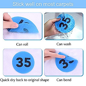 TUPARKA Spot Markers Classroom Circles Spot Markers Floor Spots Markers for Kindergarten Preschool Kids and Teachers