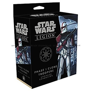 Star Wars Legion Phase I Clone Troopers Upgrade Expansion | Miniatures Game | Strategy Game for Adults and Teens | Ages 14+ | 2 Players | Avg. Playtime 3 Hours | Made by Atomic Mass Games