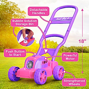 Bubble Lawn Mower for Toddlers