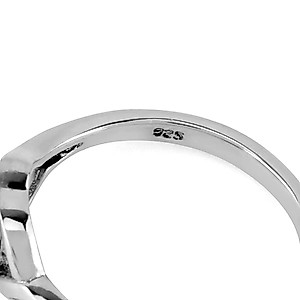 Silvershake White Cultured Freshwater Pearl 925 Sterling Silver Promise Solitaire Ring Size 5