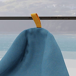 Big Joe Tuft Weatherproof Bean Bag Chair, Lakeshore Intertwist, Weather Resistant UV-Protected Fabric, 3 feet Teardrop