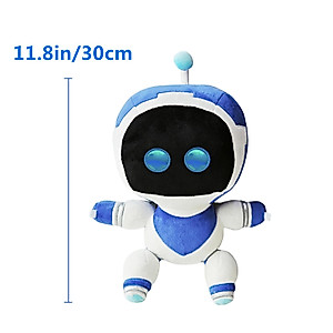 LPVIGJHK Astro Bot Plush, 11.8'' Astro Bot Plushies Toy, Cartoon Astro Bot Plush Doll Anime Plush Throw Pillow for Game Fans, Birthday Christmas Stuffers for Boys Girls