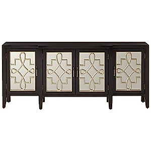 Acme Kacia Console Table in Antique Black