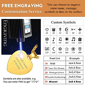 Custom Necklace with Picture Inside Photo Necklace Personalized Memorial Heart Necklaces for Women Bling CZ 18K Gold Plated Fake Gold Pendant Engraved 18'' 22'' Keepsakes Hiphop Jewelry for Lover Mother Gift for Family Couples