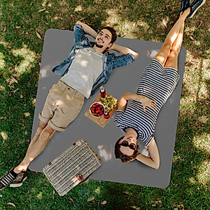 Super Jumbo Splat Mat – 60” x 60” Extra Large Waterproof and Washable Protective Mess Mat for Floors and Tables During Arts Crafts Painting Playtime and Mess ( Dark Grey, Jumbo- 5ft x 5ft (60" x 60")