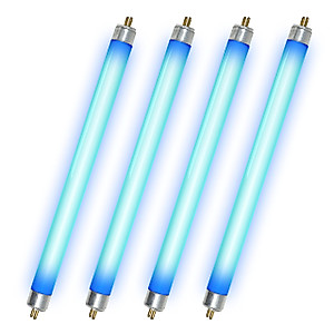 BlueStars 4-Pack Premium Quality 6-Watt 32050 4 Pin Base Replacement Bulbs for DynaTrap Indoor Trap Models DT2000XL, DT2000XLP, DT2000XLPSR, DT3012