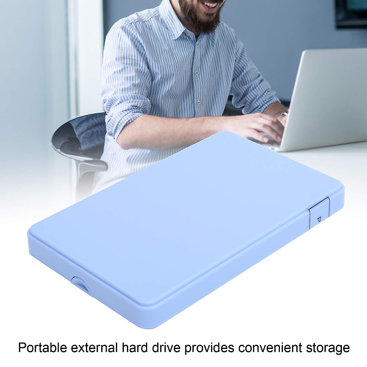 Kafuty-1 2.5 inch Portable External Hard Drive USB3.0 Mobile HDD Storage, Hard Storage Disk External Enclosures Case Box, for PC, Laptop, PS4, etc - 80G/120G/250G/500G/1T/2T(320G)