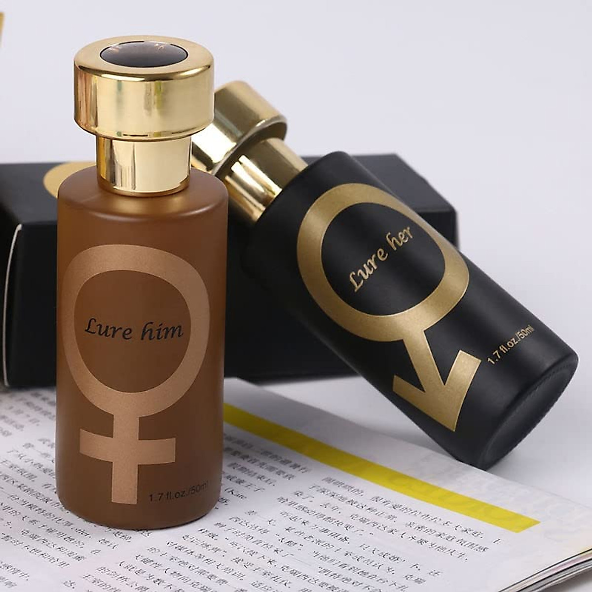 AGSTA Golden Lure Perfume Lure Her Perfume Colonia De Feromonas para Que Los Hombres Atraigan A Las Mujeres Lure Her Perfume (Color : Man)