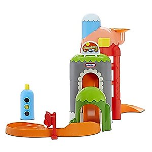 Little Tikes Learn & Play Roll Arounds Rollin' Railroad, Including 3 Toy Train Cars & Playset, Easy Grip & Roll - Birthday Gifts for Kids, Toddler, Boys Girls Ages 18 Months 1 2 3+ Years