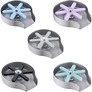 RANDOM Metal Kitchen Sink Glass Rinser,Faucet Glass Rinser for Kitchen Sinks,Bottle Washer,Kitchen Sink Accessories,Stainless Steel,Brush Nickel.