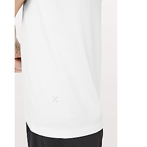 Lululemon Mens Metal Vent Tech Short Sleeve Shirt (White, XL)