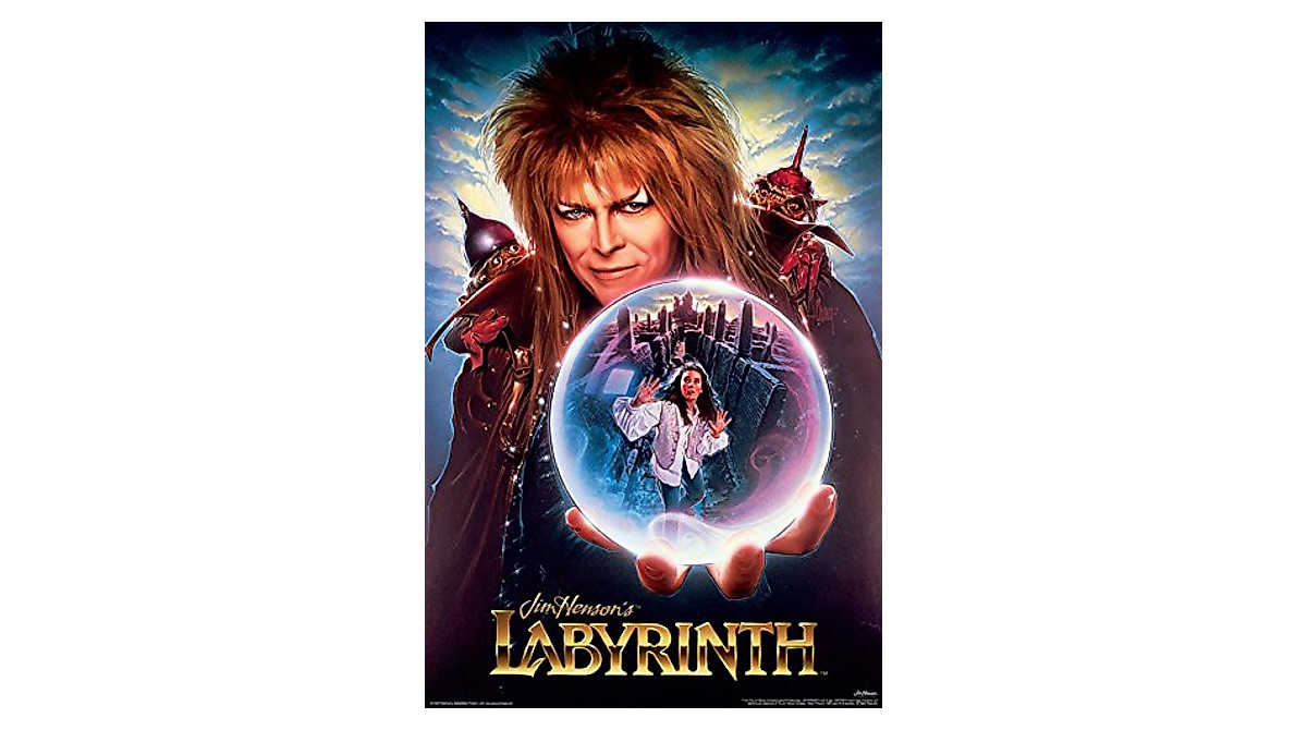 Labyrinth Poster 24 x 36in | Vibrant Maze Wall Art | AQUARIUS