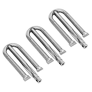 BBQ-PLUS Stainl Steel Grill Burner Tubes Replacement Kits for Calise OK2000, OK2000E, OK3000,Lucullan,Outdoor Kitchen Concepts Grill,3 Pack