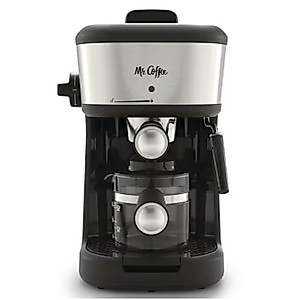 Mr. Coffee® 4-Shot Steam Espresso, Cappuccino, and Latte Maker Black