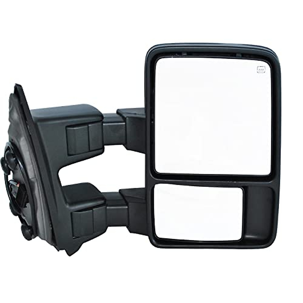 SONTIAN Towing Mirrors Replacement For 2008-2016 Ford F-250/F-350/F-450 Super Duty Truck Power Heat Turn Signal Black Extendable Pair Set