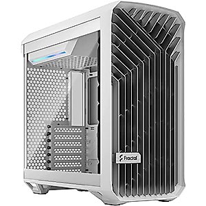 Fractal Design Torrent Compact White TG Clear - Tower - White - Tempered Glass, Steel - 4 x Bay - 2 x 7.09 x Fan(s) Installed - 0 - ATX, EATX, Micro ATX, Mini ITX, SSI CEB Motherboard Supported