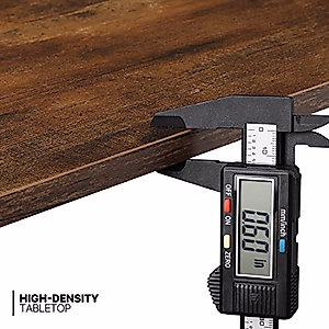 MoNiBloom 5-Tier Bookshelf Wall Mounted, 72 Inches Ladder Shelf with Metal Frame for Living Room Decor and Storage, Rustic Brown