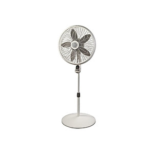 Lasko Lasko-18 Remote Control Elegance & Performance Pedestal, 3-Speed (1850) Household Fans, 26 x 21 x 6 inches, White