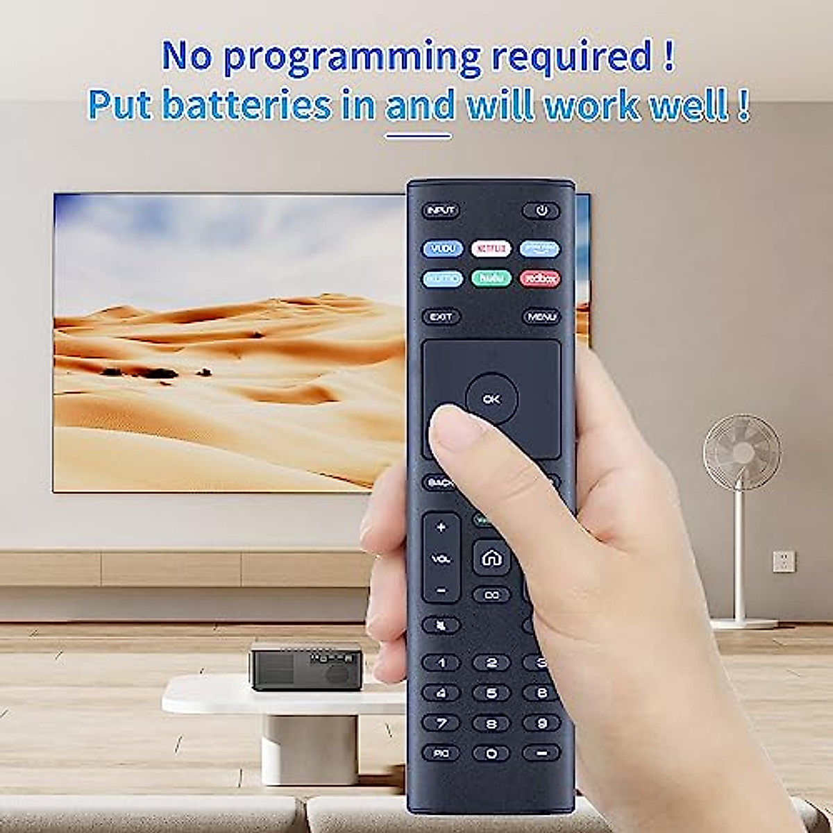 XRT136 Replace Remote Control fit for VIZIO Smart TV D50x-G9 D65x-G4 D55x-G1 D40f-G9 D43f-F1 D70-F3 V505-G9 D32h-F1 D24h-G9 E70-F3 D43-F1 V705-G3 P75-F1 D55x-G1 V405-G9 E75-F2 D32f-F1 D24f-F1