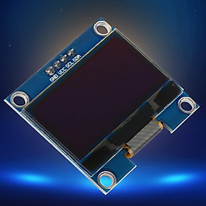 Walfront 1.3 Inch 128X64 IIC I2C SPI Serial OLED Display Module White Text Color for MP3 Function Cellphone Smart Health Device