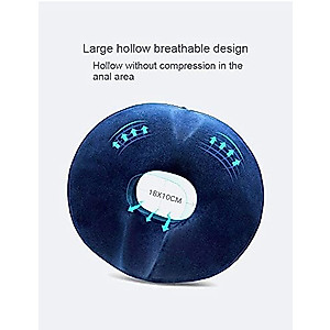 Odekai Seat Cushion for Office Chair, Ergonomic Memory Foam Coccyx Cushion,Hemorrhoid Tailbone Cushion with Washable Cover, for Home Office Chair Pad, Car Seat