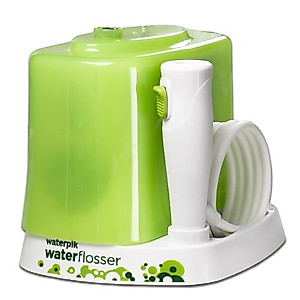 Waterpik Water Flosser for Kids, Countertop Water Flosser for Children and Braces, WP-260, Green