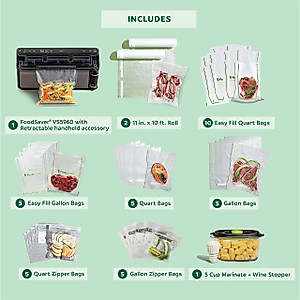 FoodSaver Elite All-in-One Liquid+™ Vacuum Sealer with Bags