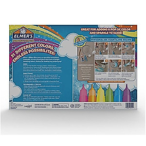 Elmer's Swirl Glam Glitter Glue, 0.36 Oz. Each, 31 count