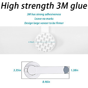 HAO JIE HAOJIE closestool lid safety lock There are two products in one package that cant be opened by children It doesnt need to use any tools and is easy to operate It is suitable