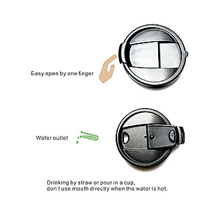 AetherSip 15 oz Dog Print Insulated Travel Mug; Cone-Shaped Stainless Steel Tumbler; Spill-Proof Flip Lid; Ideal for Coffee, Tea, and Cold Beverages