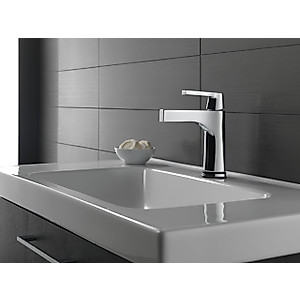Delta Faucet 574T-DST, Chrome Zura Single Handle Centerset Lavatory Faucet with Touch2O.xt Technology