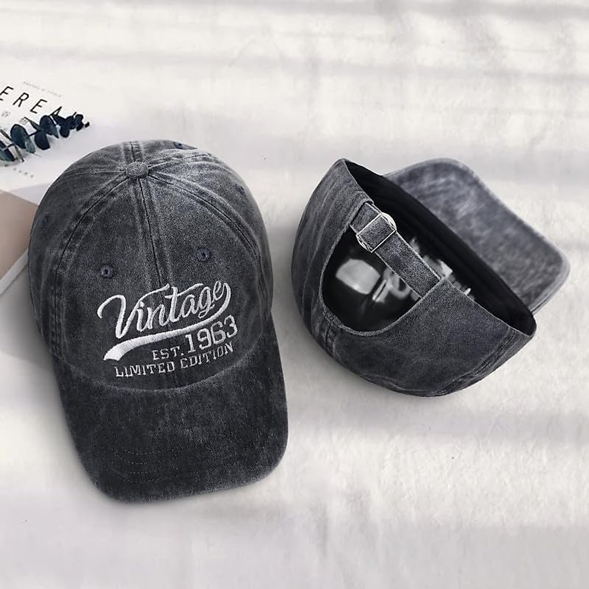 60th Birthday Gifts for Women Men - Vintage 1963 Dad Hat - 60th Birthday Ideas