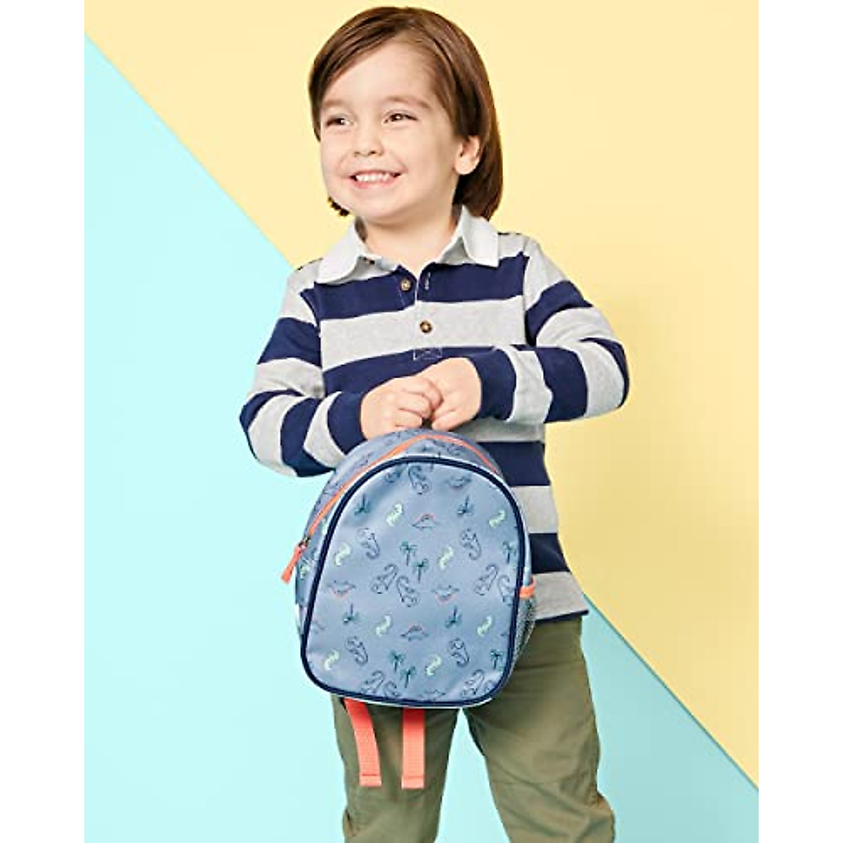 Simple Joys by Carter's Mini Backpack, Blue Dinosaur, One Size