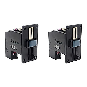 PRIZOM 2 Pcs 626 Multi Coin Acceptors Validator Electronic Selector Mechanism Replacement Spare Parts for Vending Machine Arcade Operated Games