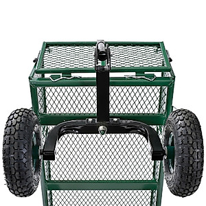 Sandusky Lee CW3418 Muscle Carts Steel Utility Garden Wagon, 400 lb. Load Capacity, 21-3/4" Height x 34" Length x 18" Width