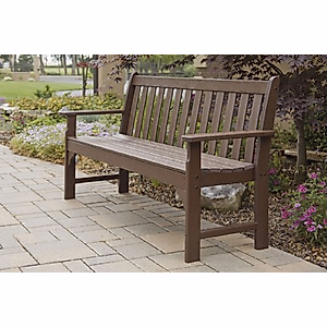 POLYWOOD GNB60MA Vineyard 60" Bench, Mahogany