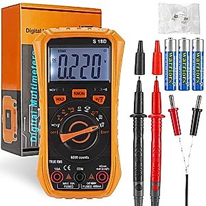 Digital Multimeter Tester, Electrical Voltmeter Tester, Volt Multi Meter, Car Battery Tester Circuit Tester