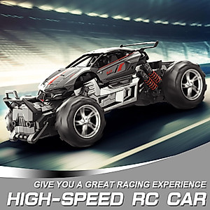 GUOKAI Remote Control Car,2.4GHz Fast RC Cars Toys,1:12 Scale RC Monster Trucks Hobby Grade RC Truck Toys with Rechargeable Battery,Birthday Gift for Kids Boys 6-12 Kids