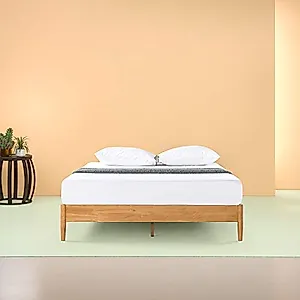 ZINUS Amelia Wood Platform Bed Frame / No Box Spring Needed / Wood Slat Support / Easy Assembly, Full