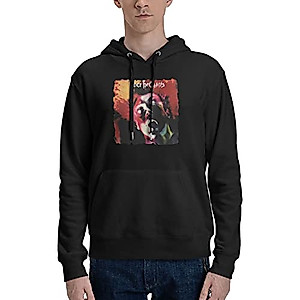 Alice Rock In Music Chains Band Jar Of Flies Hoodie Men Sweatshirts Trendy Pullover Sweatshirt Long Sleeve Hooded For Teens Men Youth Black 3x-Large