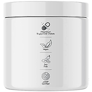 Codeage Liposomal Magnesium Glycinate Supplement, 2-Month Supply, Bisglycinate Magnesium Chelate, Chelated Magnesium Mineral Pills, BioPerine Black Pepper Vitamins Capsules, Non-GMO Vegan, 240 ct