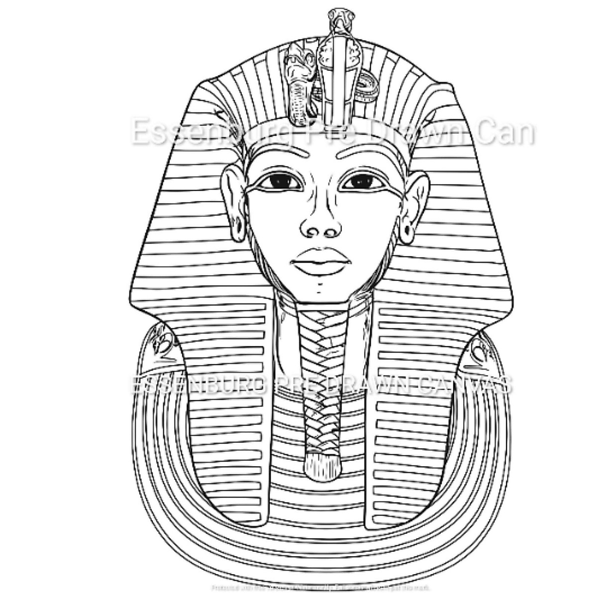 Pre Drawn Canvas Paint Kit | Teen, Kids and Adult Sip and Paint Party Favor | DIY Date Night Couple Activity| Canvas Boards for painting| Birthday Party Gift King Tutt